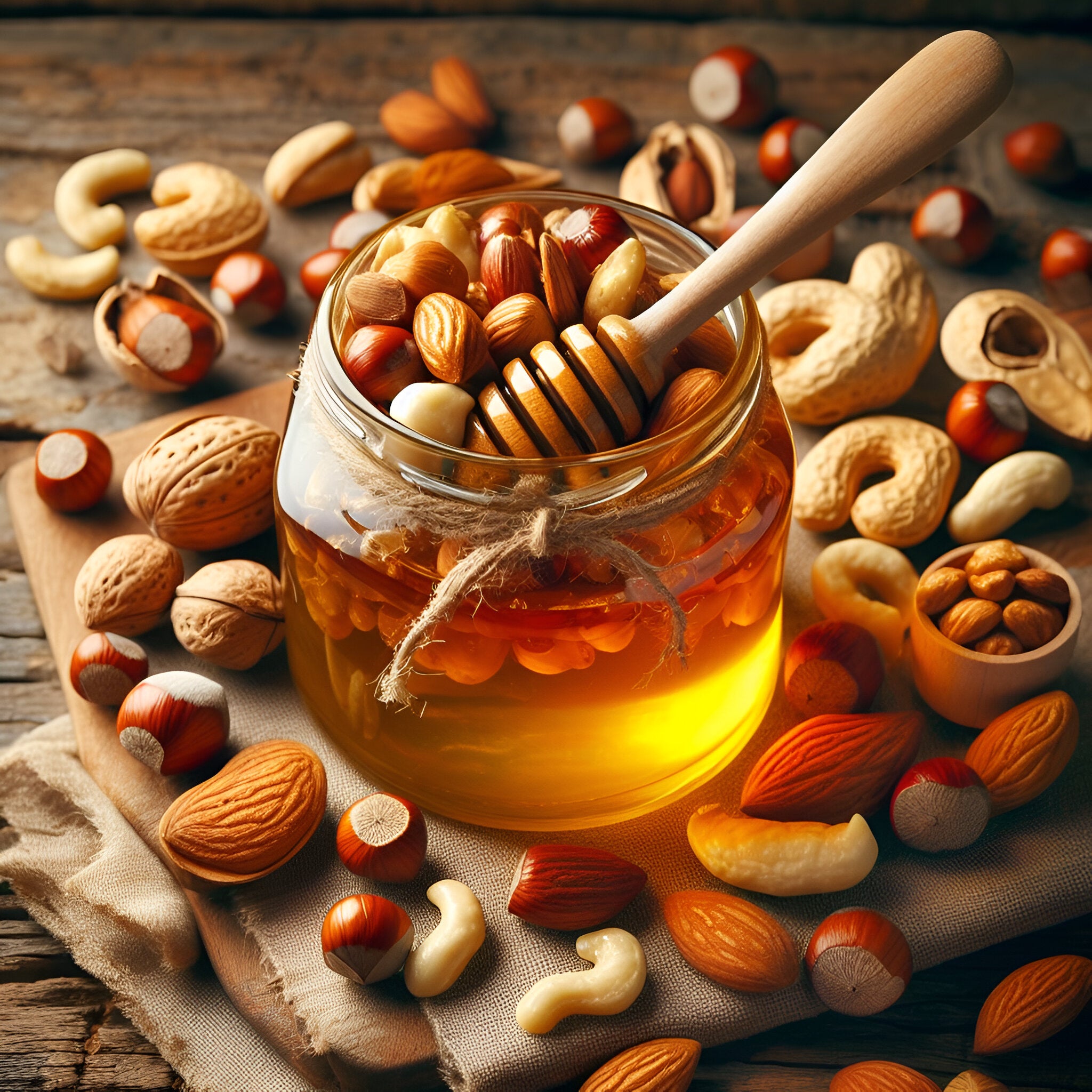 Investigating the Health Benefits of Nuts Honey