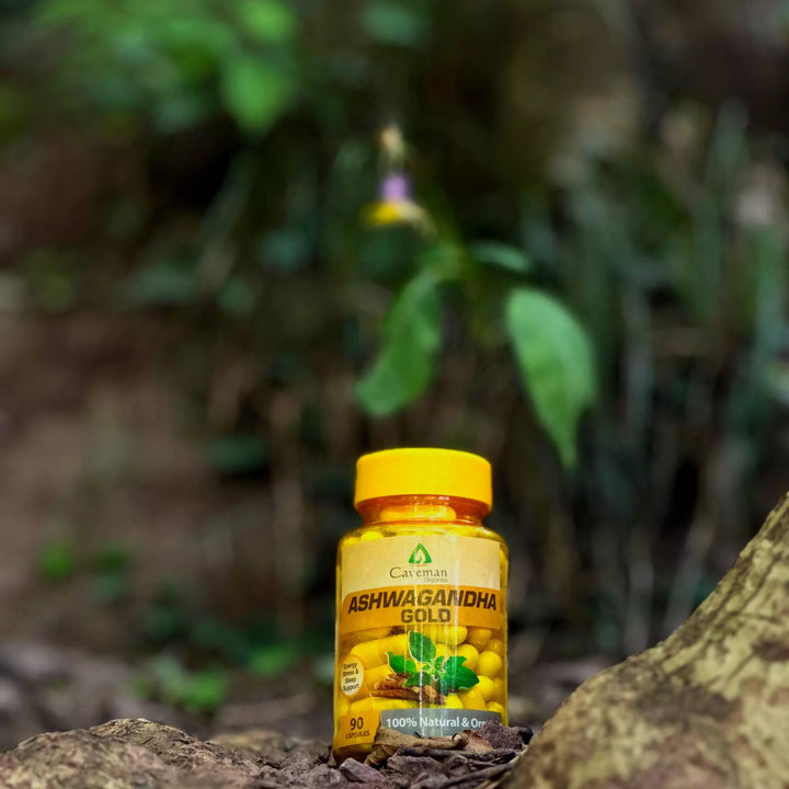 Ashwagandha Gold Capsules – Caveman Organics